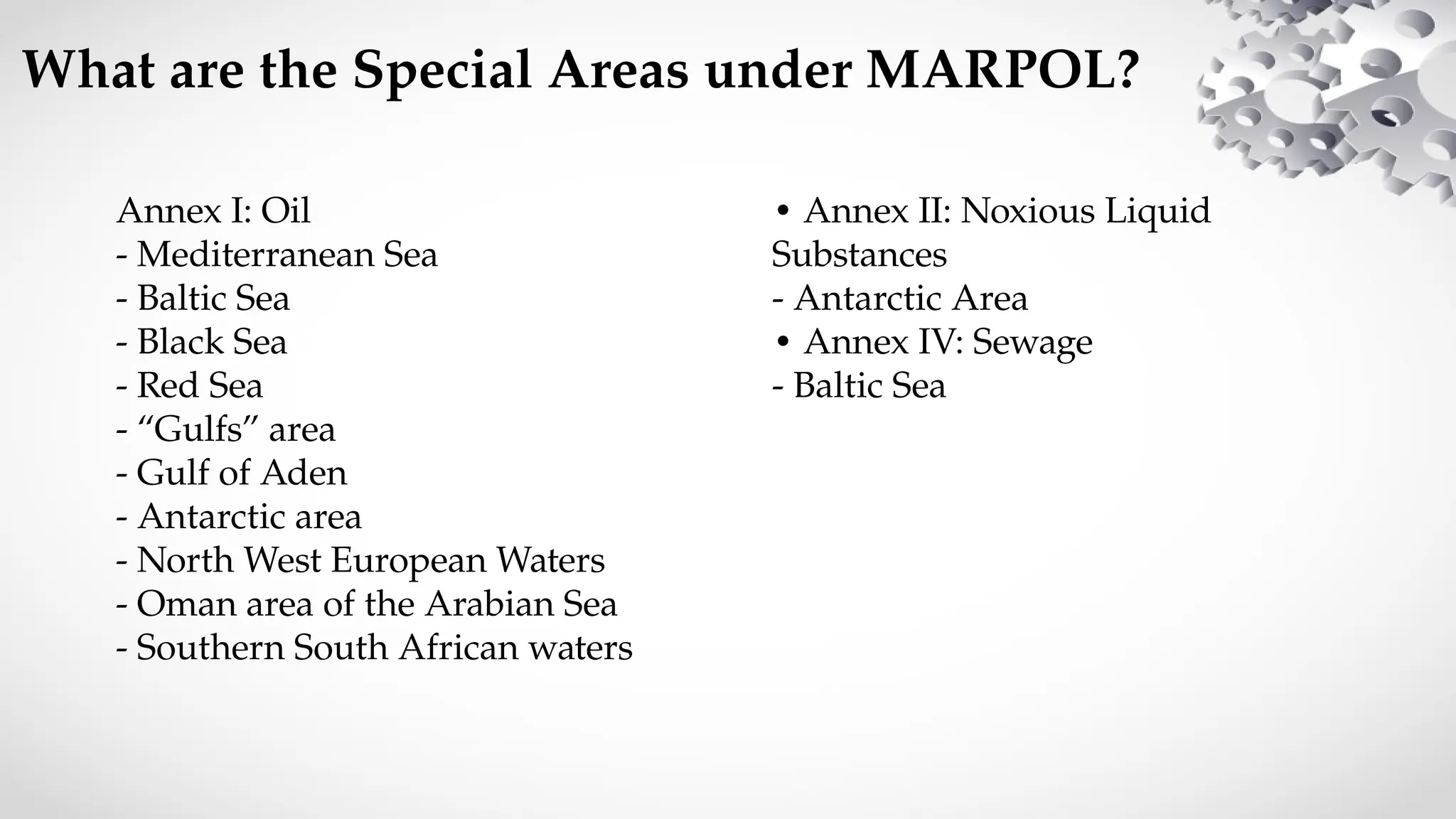 Power point presentation on Marine Pollution regulations by IMO | PPTX