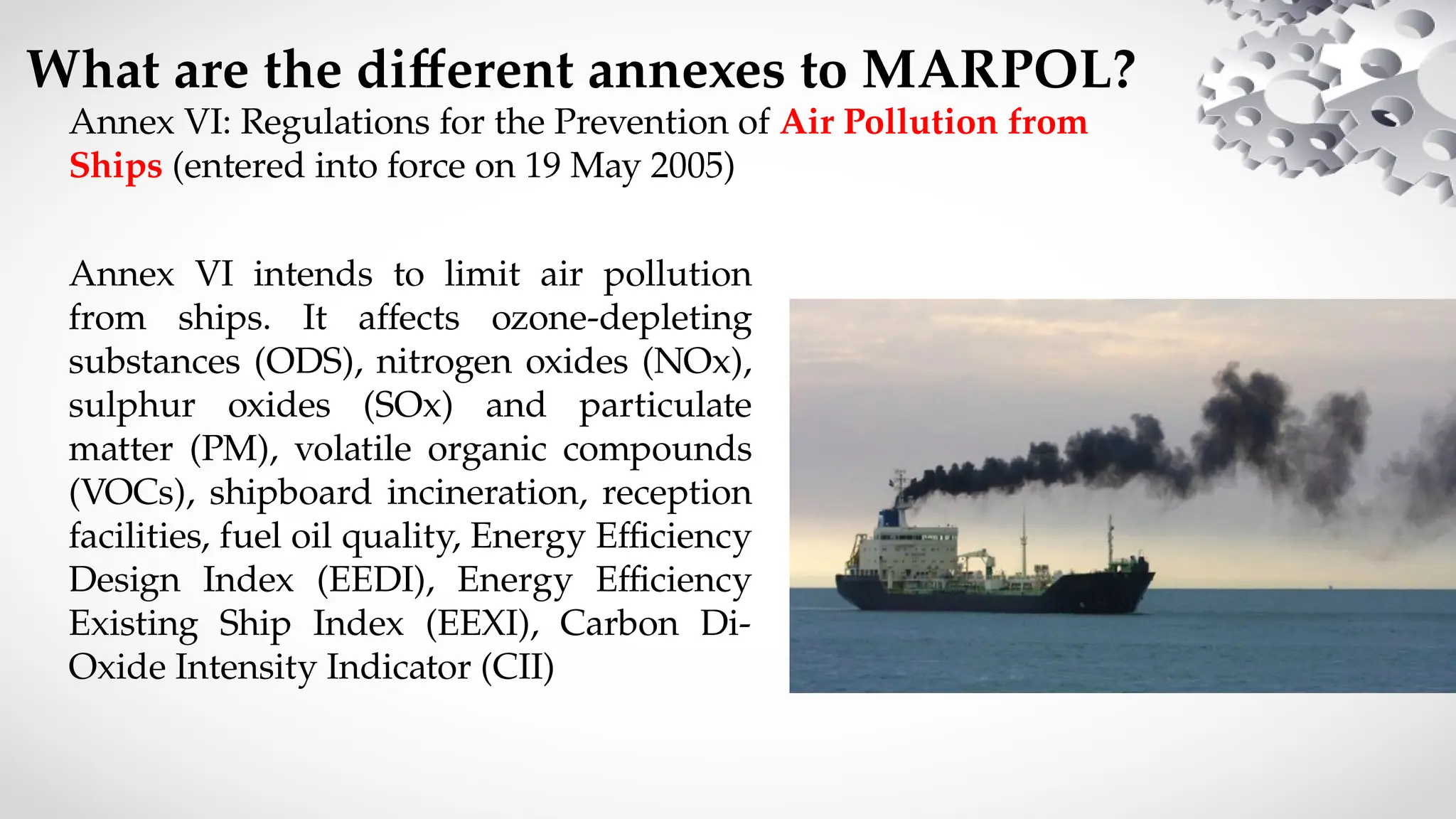 Power point presentation on Marine Pollution regulations by IMO | PPTX