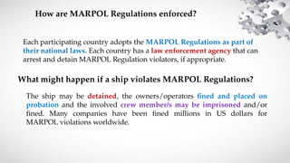 Power point presentation on Marine Pollution regulations by IMO | PPTX