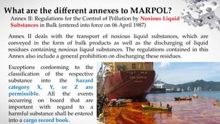 Power point presentation on Marine Pollution regulations by IMO | PPTX