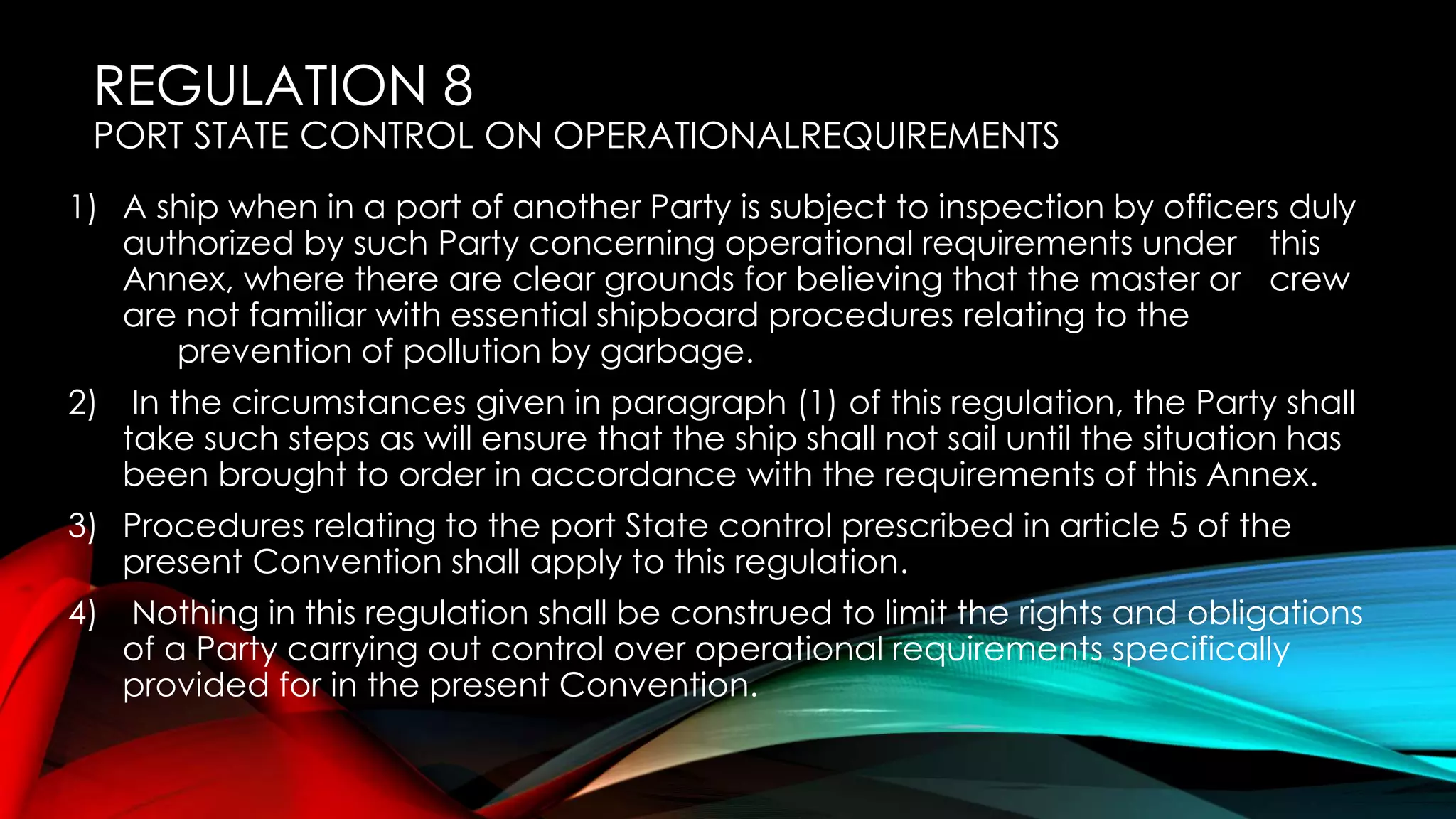 Marpol 73/78 Annex V | PPTX