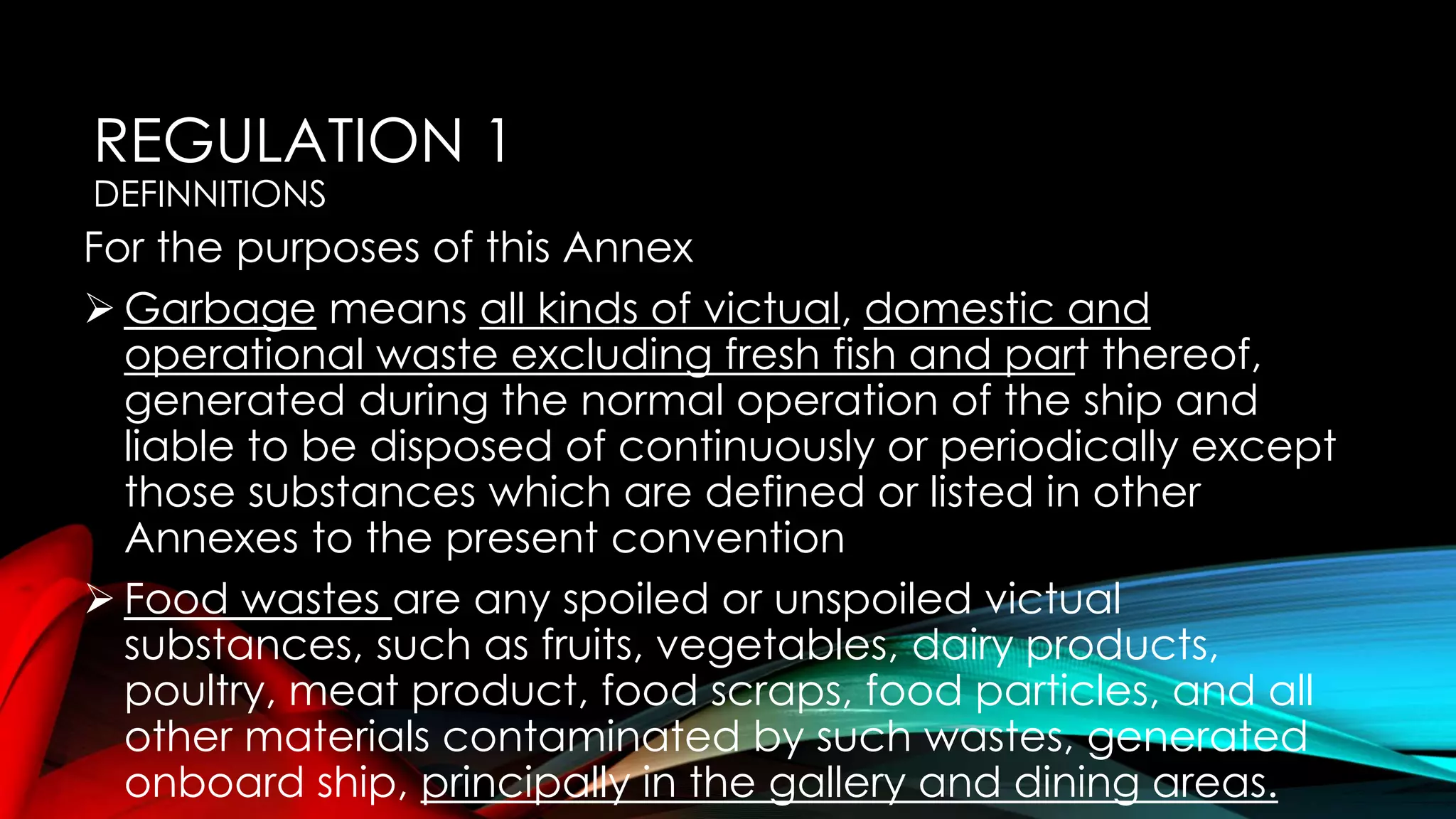 Marpol 73/78 Annex V | PPTX