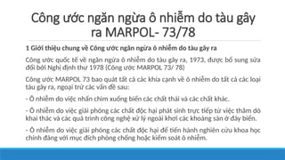 Công ước Marpol 73_78.pptx( công ước hàng hải) | PPTX