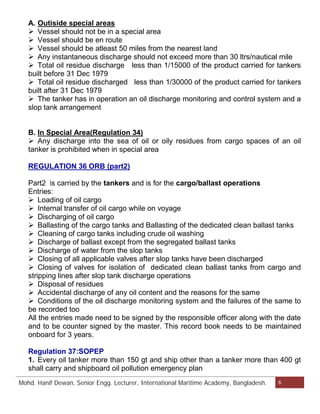 A Short Note on MARPOL Regulations | PDF