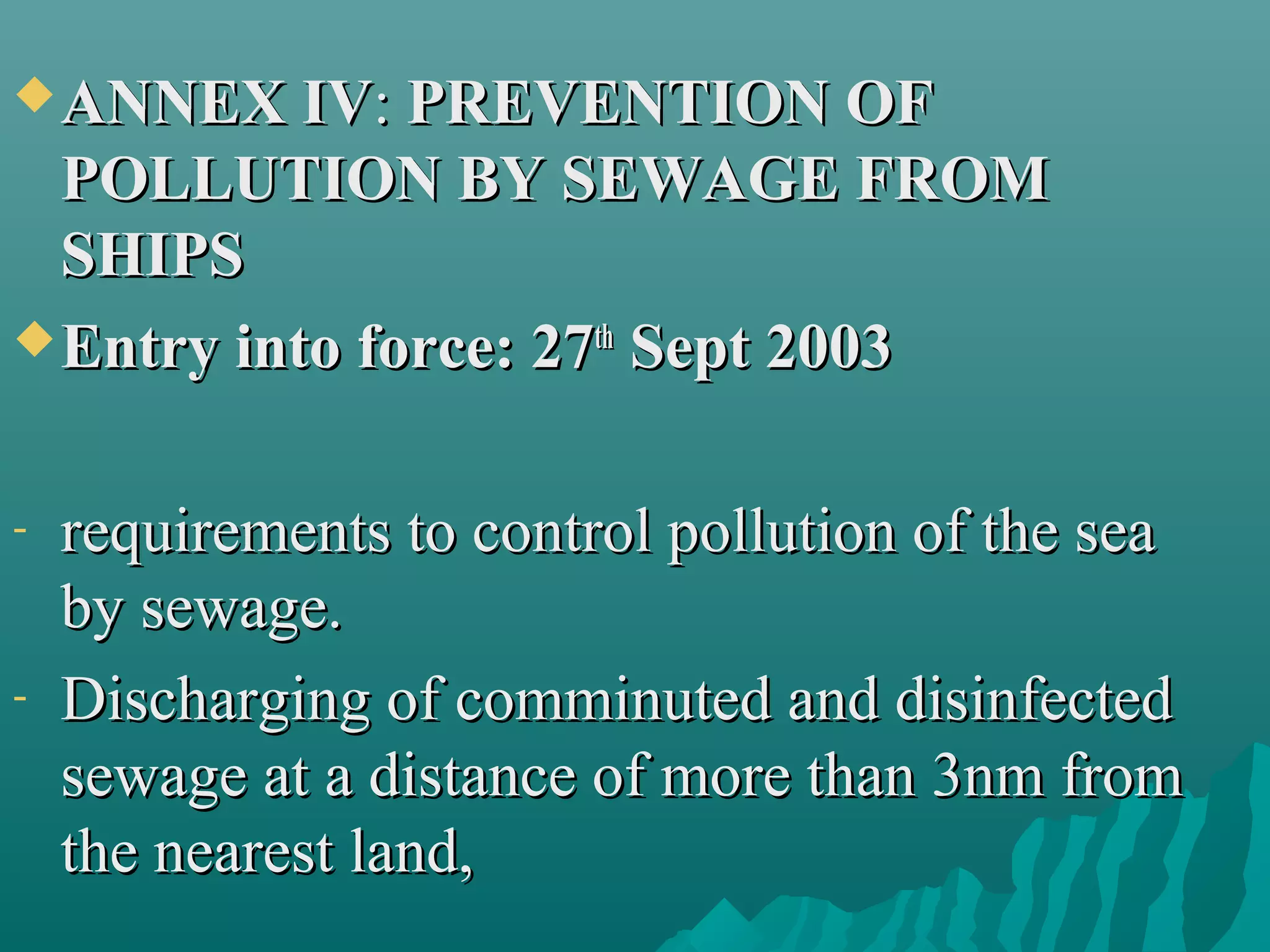 Marpol annexes | PPT