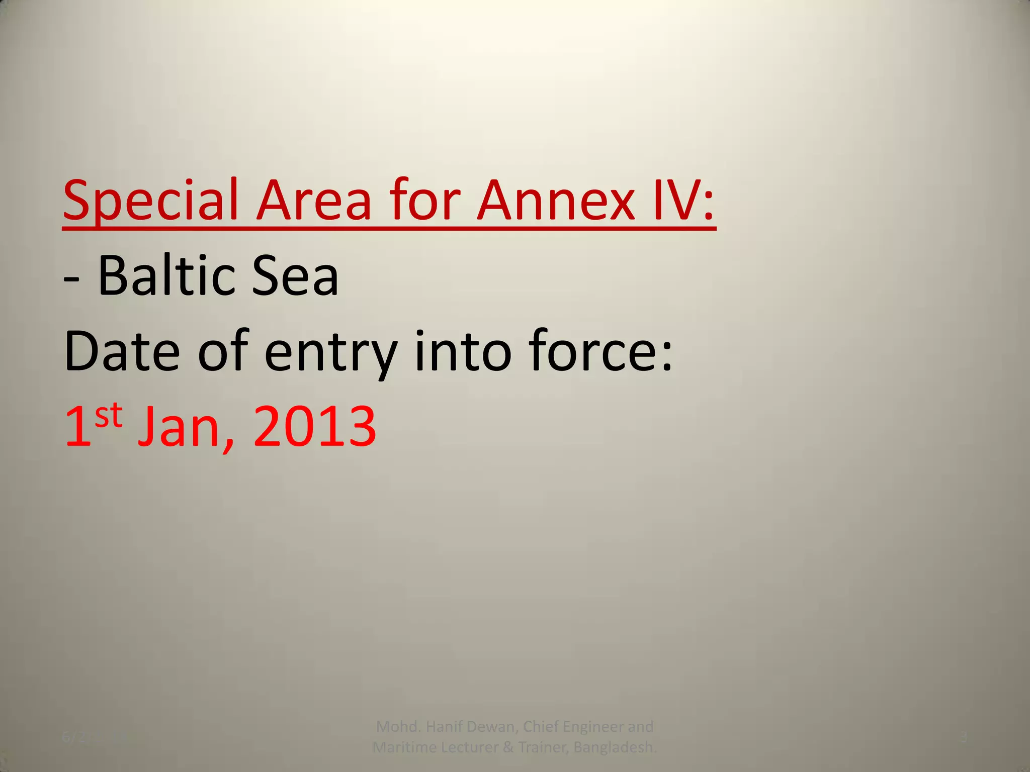 MARPOL Annex IV & Sewage Treatment Plant | PDF