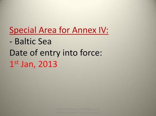 MARPOL Annex IV & Sewage Treatment Plant | PDF | Home & Garden