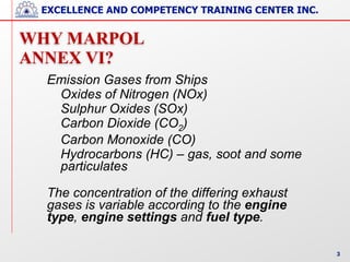 MARPOL Annex VI - Air pollution from Ships | PDF