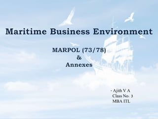 MARPOL 73/78 | PPTX