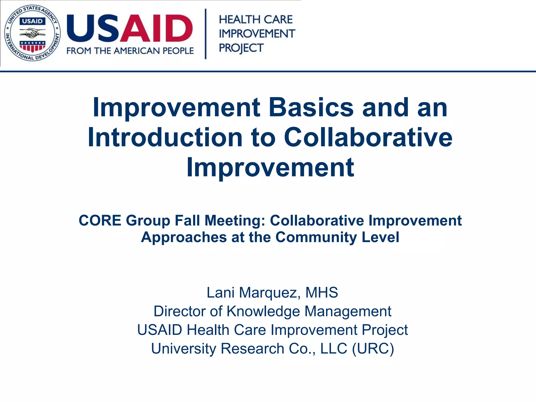 Marquez Collaborative Improvement | PPT