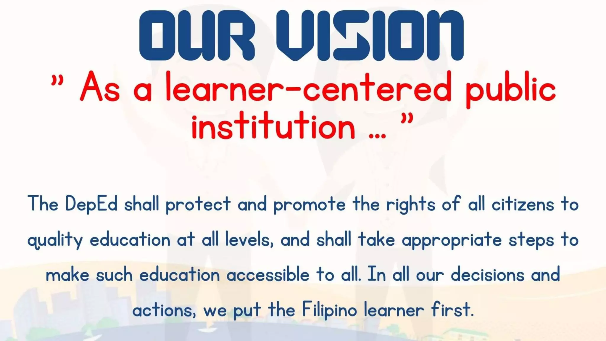 DepEd Vision, Mission and Core Values | PPTX