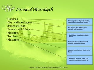 Marrakech excursions | PPT