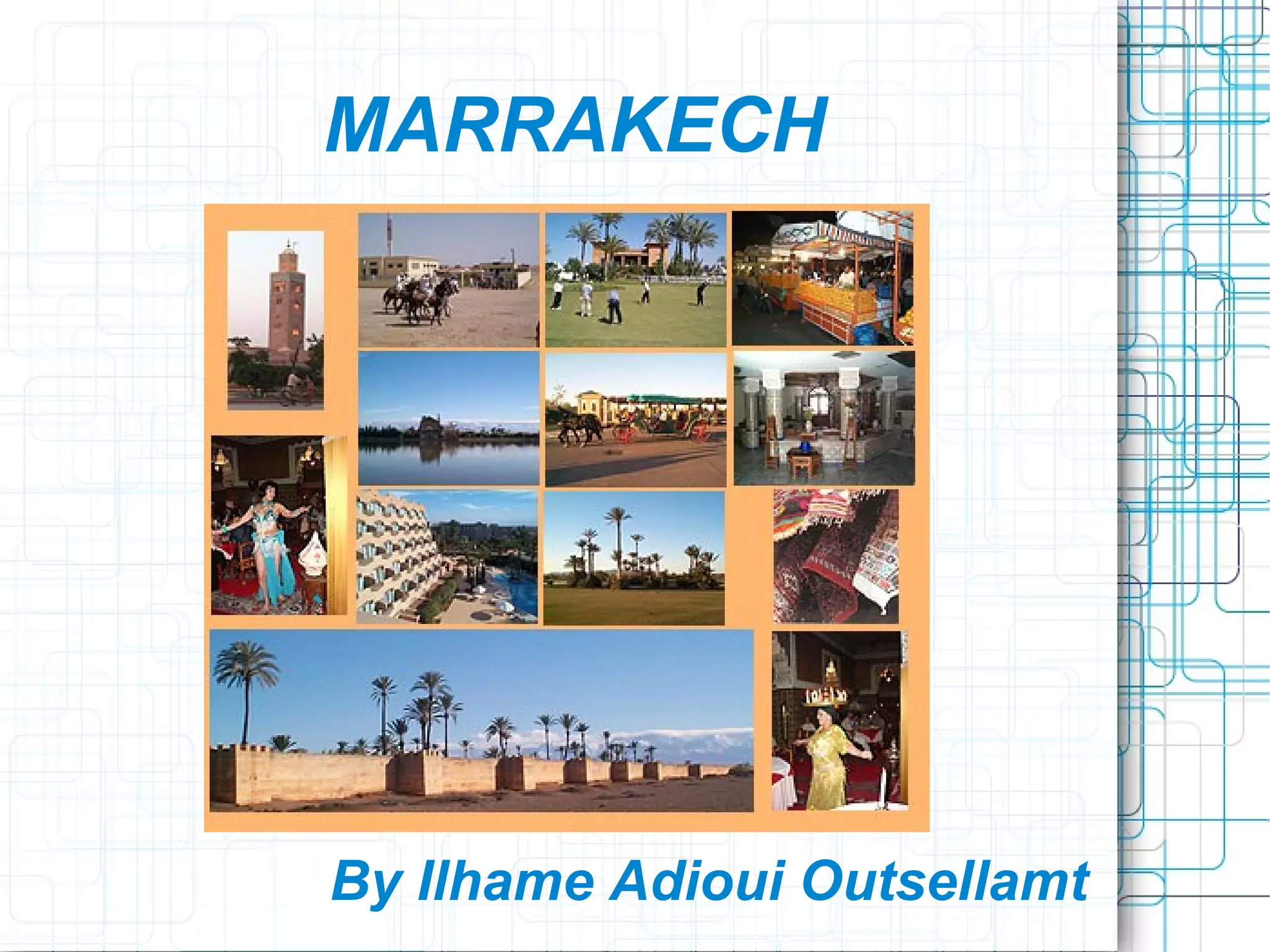 Marrakech pdf | PPT