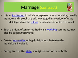Marriage | PPTX