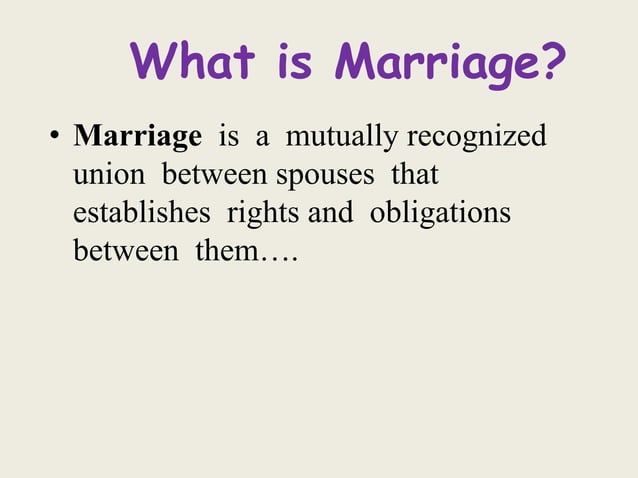 Marriage | PPTX