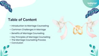 Marriage Counseling: Strengthen Your Relationship | PPTX