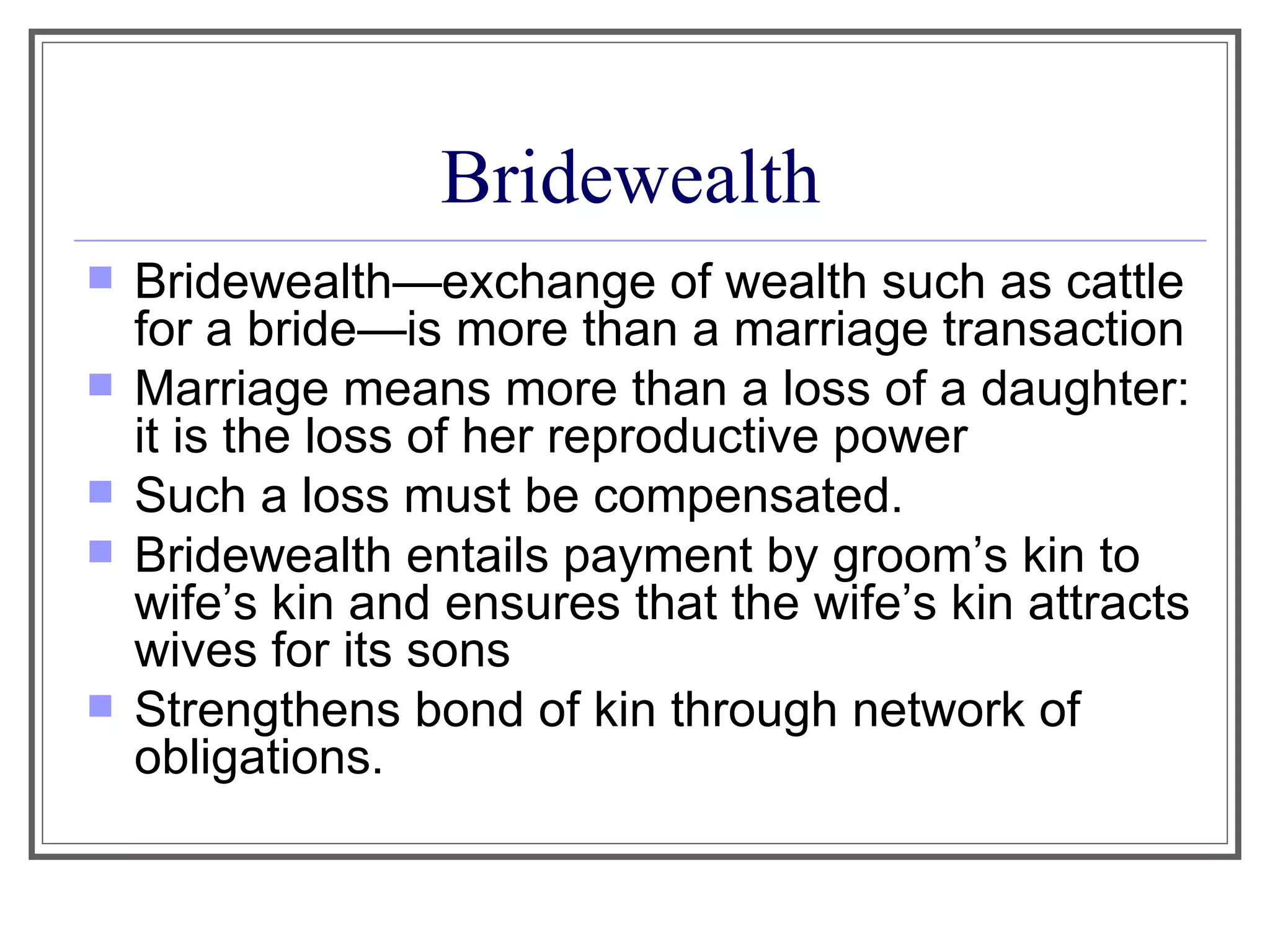 Marriage As Alliance | PPT