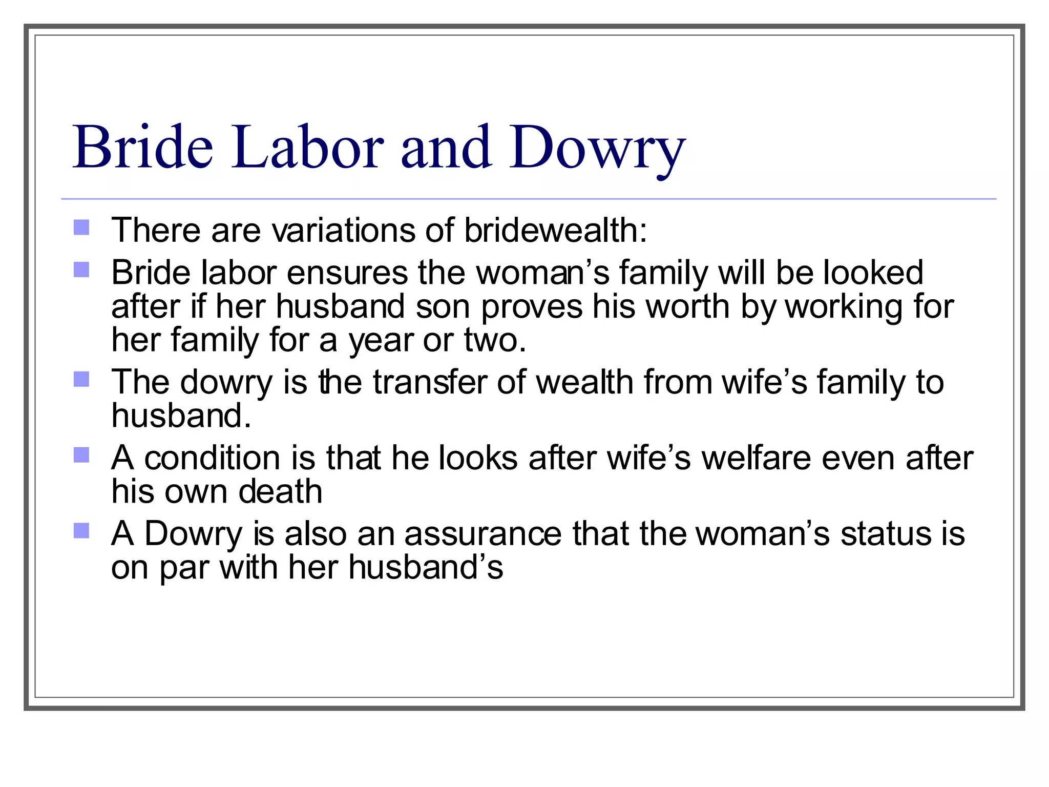 Marriage As Alliance | PPT