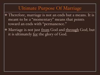 Marriage 1: Staying Married != Staying In Love | KEY