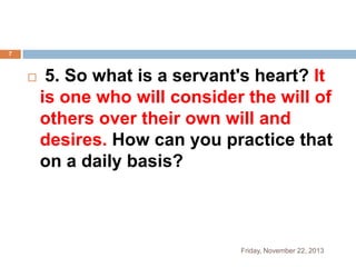 Marriage cannot survive without a servant’s heart for | PPTX