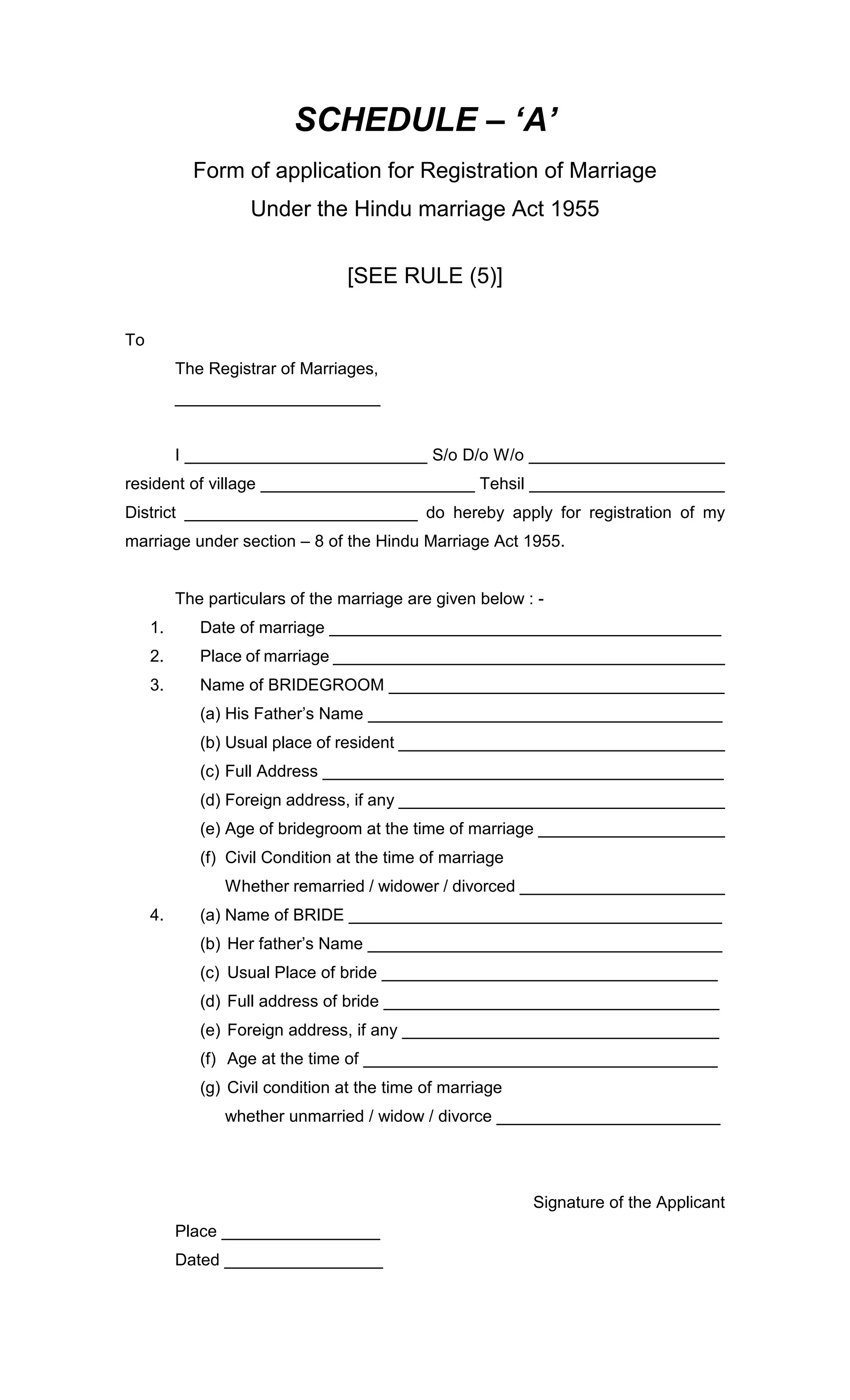Marriage certificate | PDF