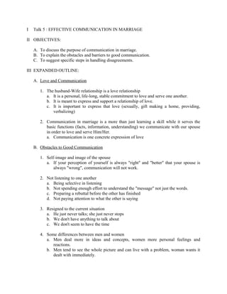 Marriage enrichment retreat1 | DOC