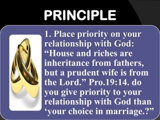 Marriage: How to make the right choice | PPT
