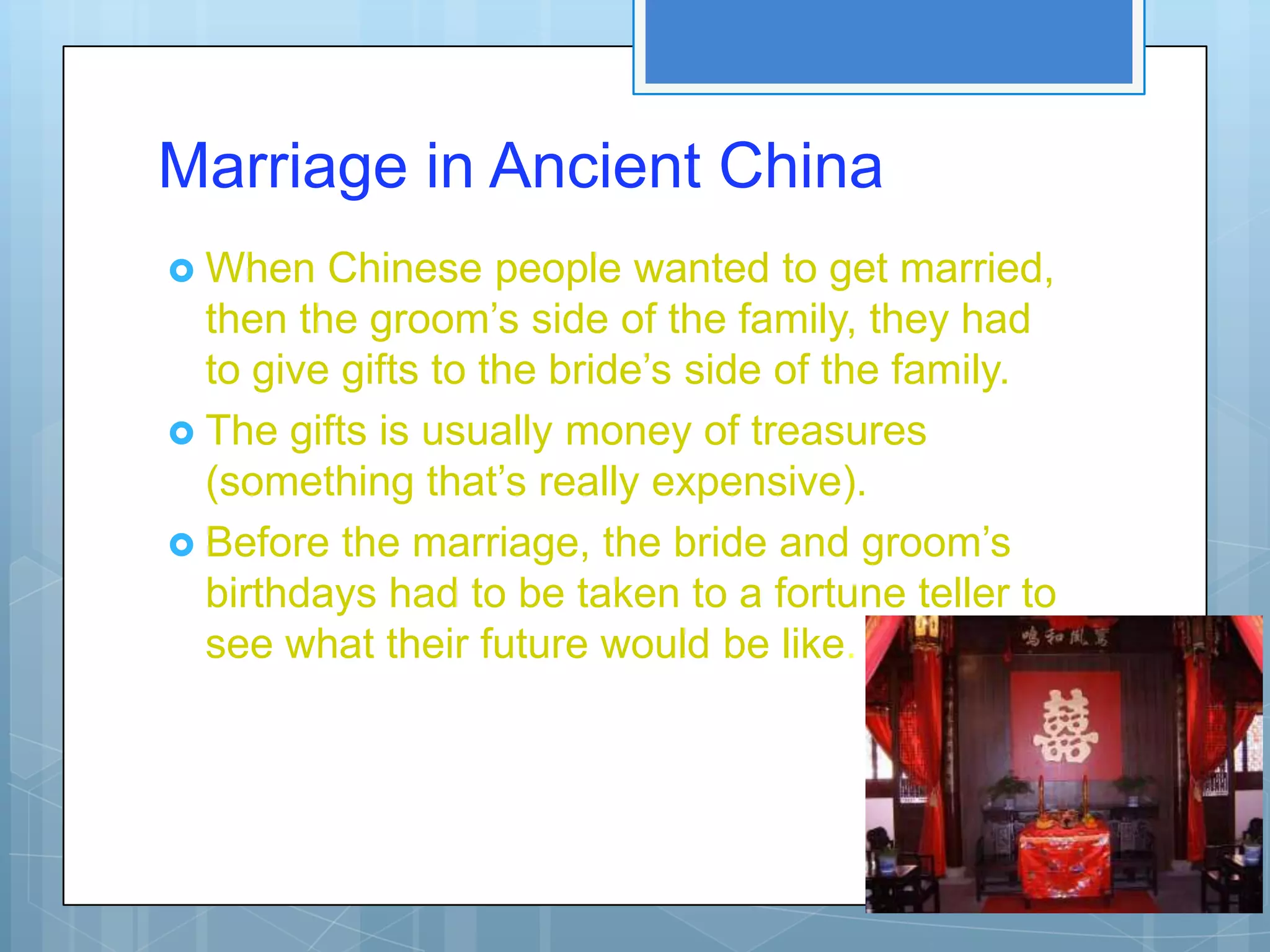 Marriage in ancient... | PPTX | Wedding | Personal Celebrations & Life ...