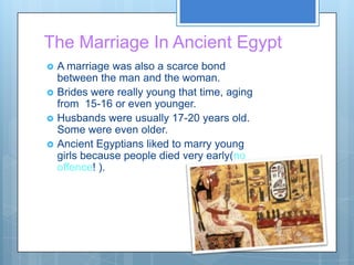 Marriage in ancient... | PPTX | Wedding | Personal Celebrations & Life ...