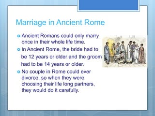 Marriage in ancient... | PPTX | Wedding | Personal Celebrations & Life ...