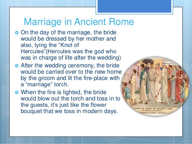 Marriage in ancient...