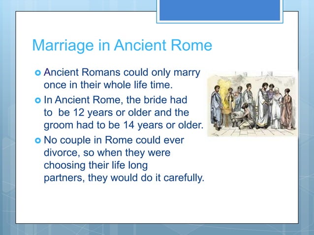 Marriage in ancient... | PPT