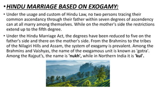 Marriage in India ( notes) | PDF