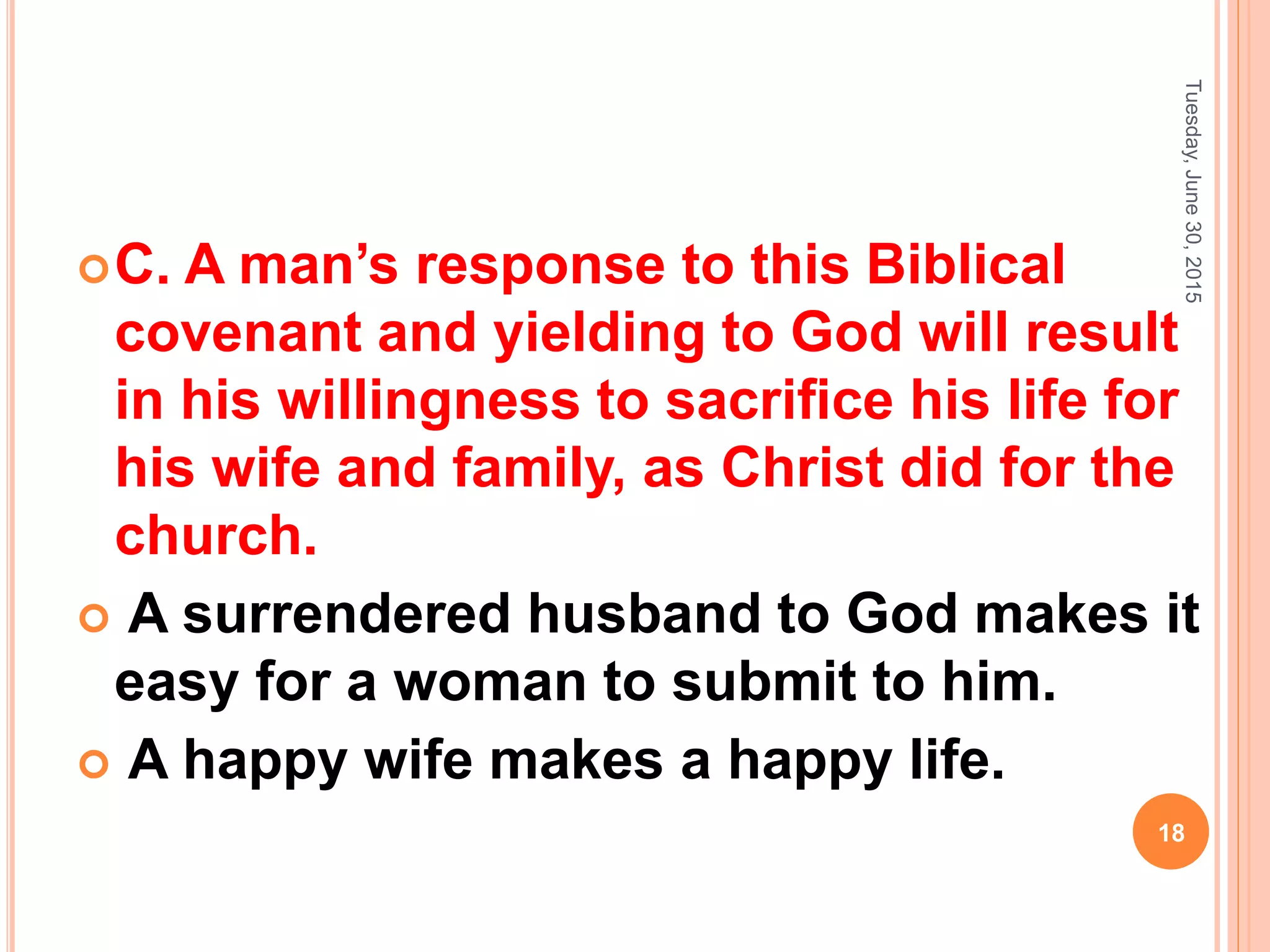 Marriage is a Biblical Covenant | PPTX