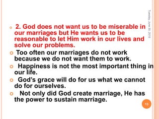 Marriage is a Biblical Covenant | PPTX