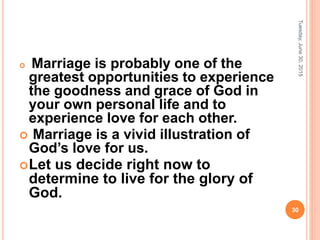 Marriage is a Biblical Covenant | PPTX