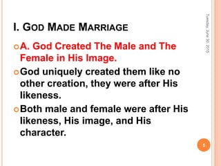 Marriage is a Biblical Covenant | PPTX