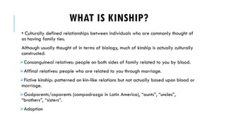 Marriage, kinship taboos, & role of descent | PPT