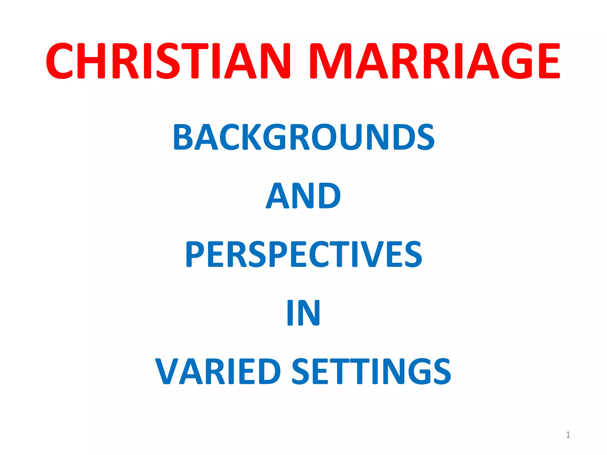 Marriage models | PPT