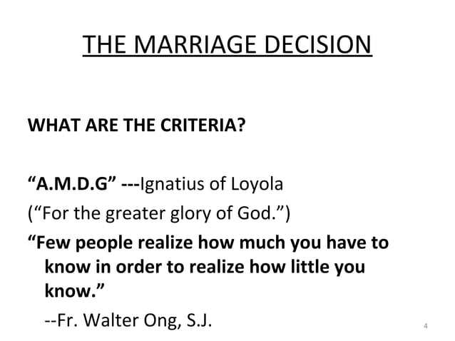 Marriage models | PPT