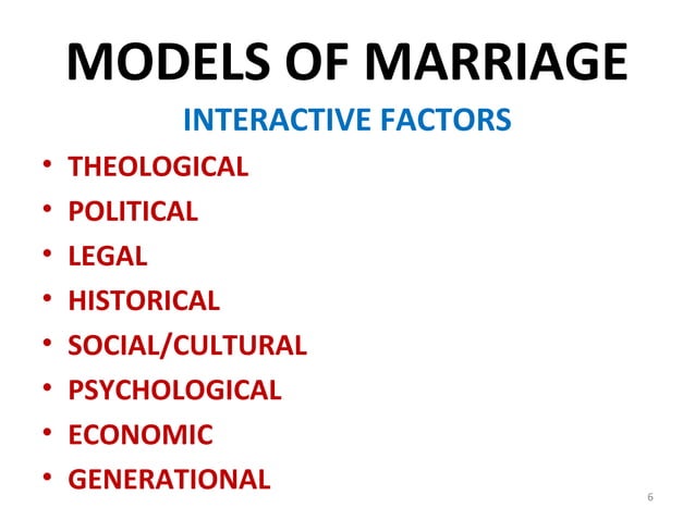 Marriage models | PPT