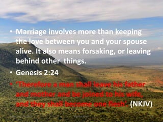 Marriage Must be Protected from Third Parties | PPTX