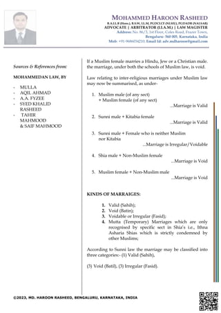 Marriage Nikah & Mehar Dower.pdf