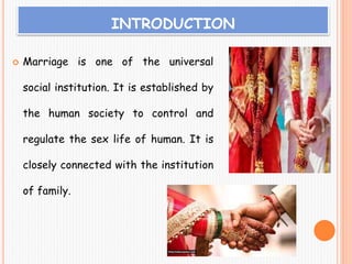 MARRIAGE & RELIGION . Its importance and challengesnce | PPTX