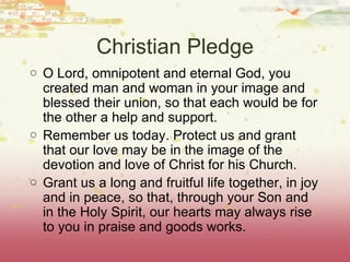 Marriage Wisdom and Blessing | PPT