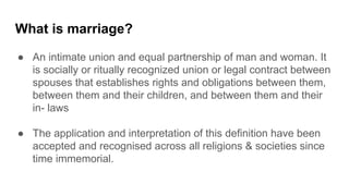 Marriage & You: Reasons behind broken marriages & how to resolve them | PDF