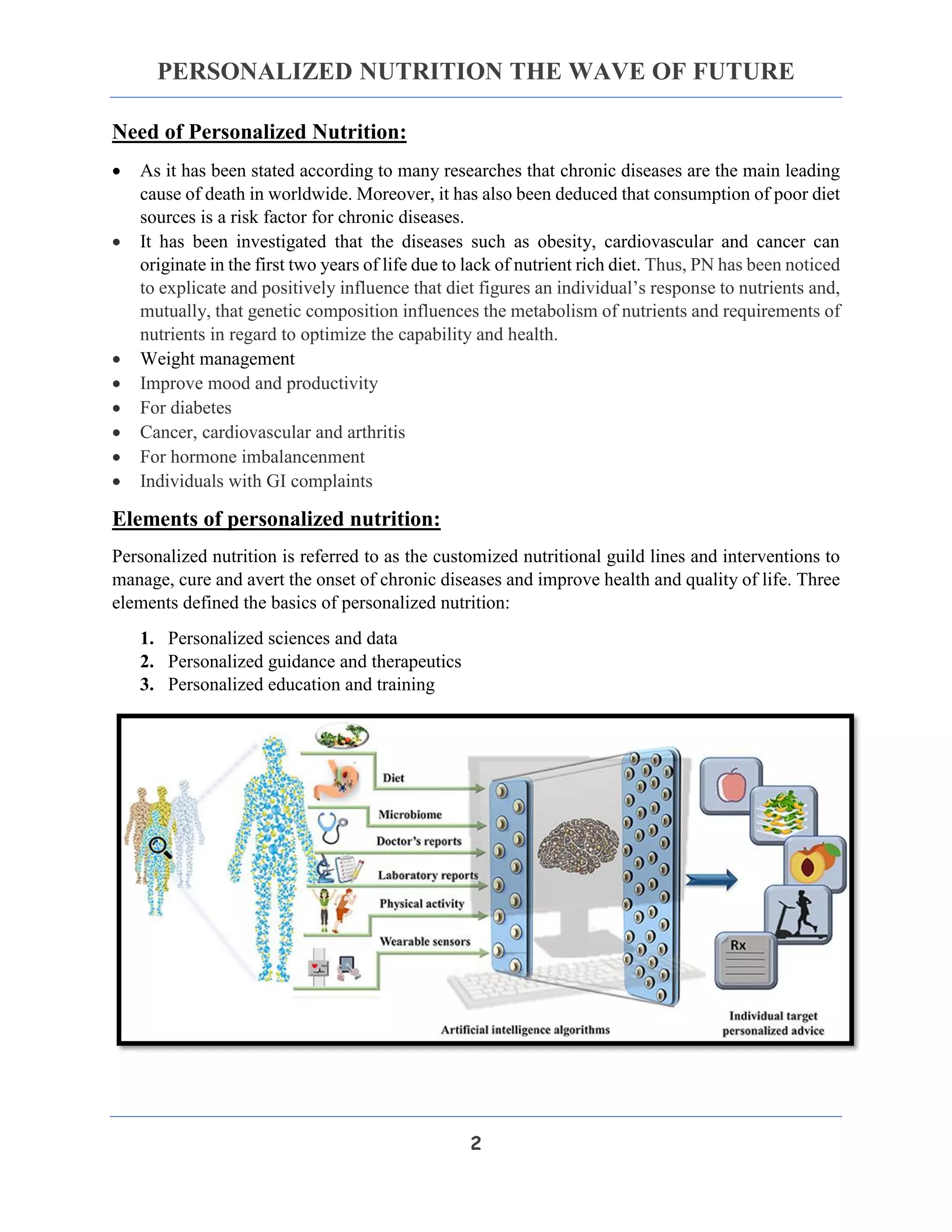 Personalized Nutrition | PDF