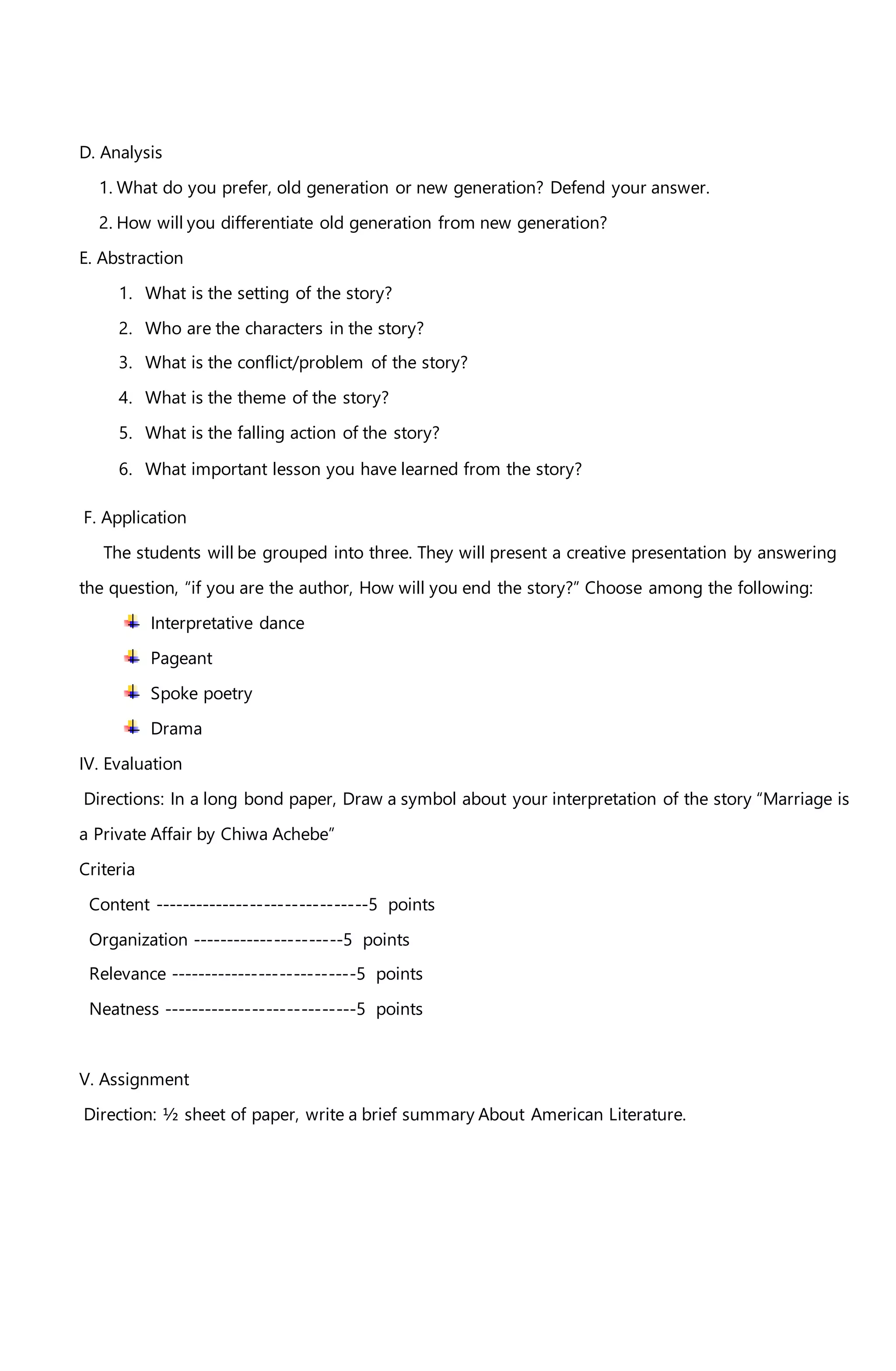 Marrige is a private affair lp | DOCX