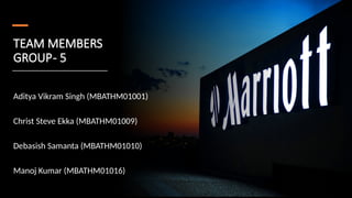Marriott presentation as an example to know | PPTX