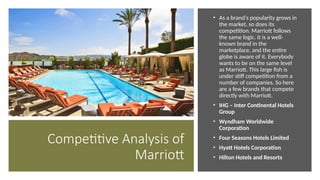 Marriott presentation as an example to know | PPTX